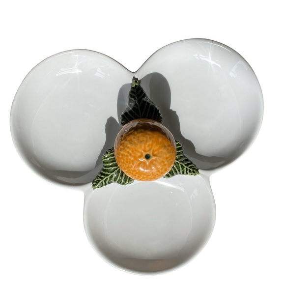 Subtil | Dining | Vintage Majolica Orange Subtil Caldas De Rainha ...